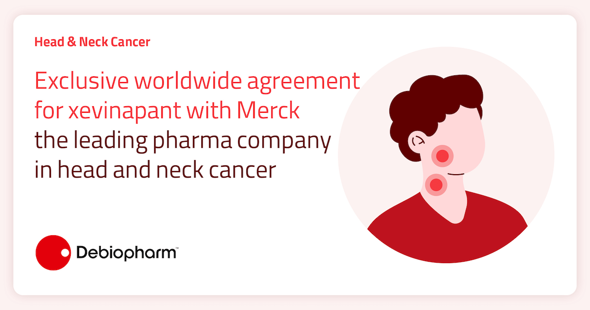 Debiopharm grants a worldwide exclusive license to Merck for xevinapant ...